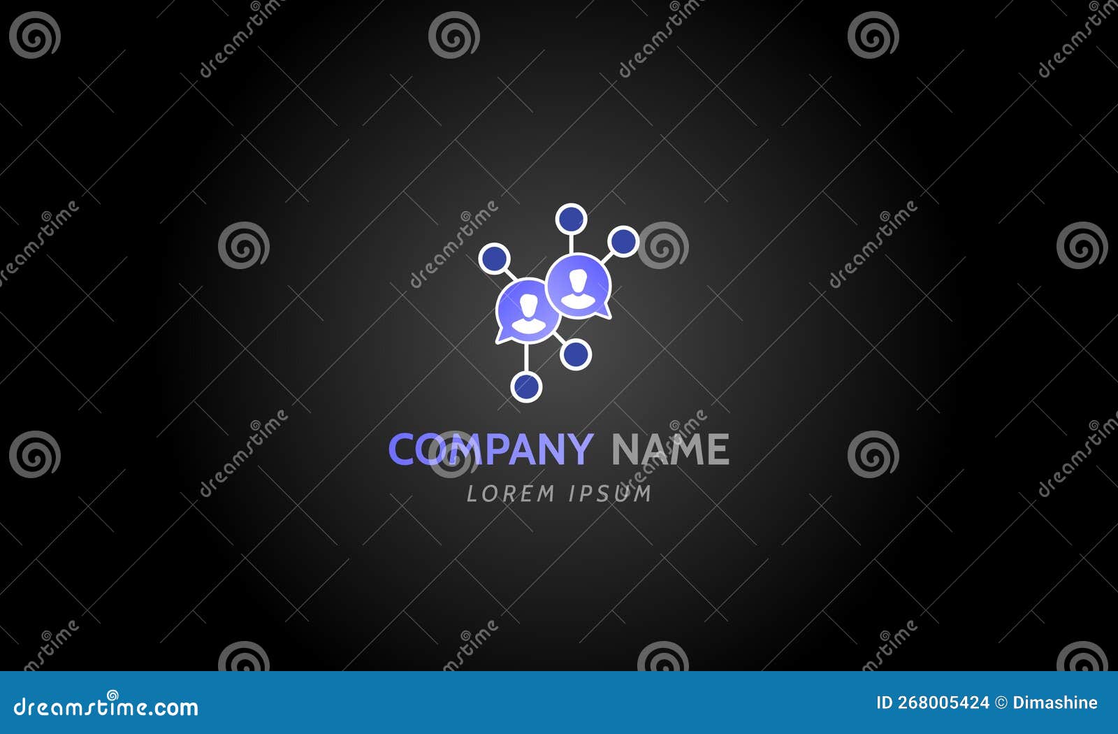 User Profile Login Person. Face Silhouette Logo Icon Vector ...