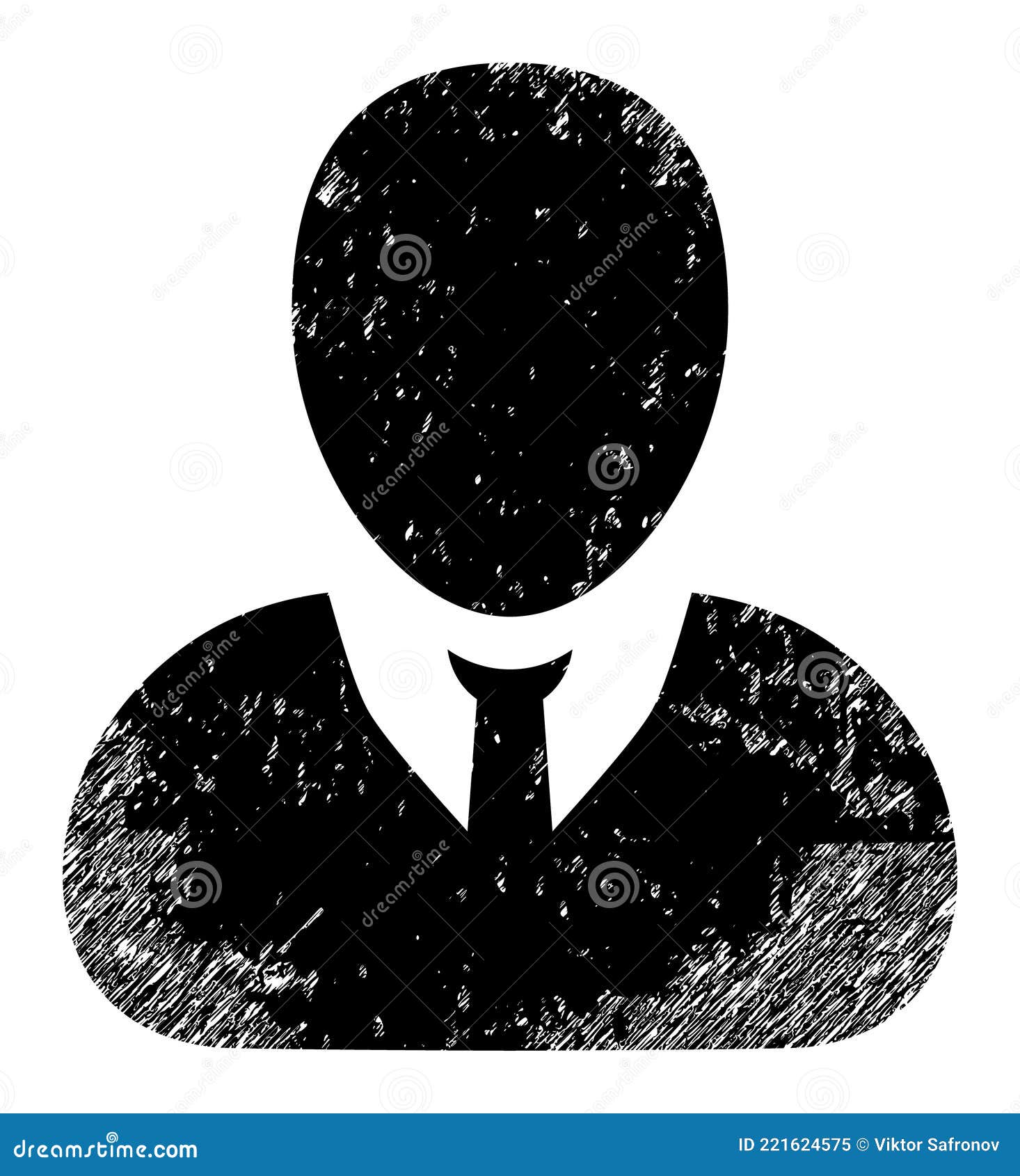 User Profile Scratched Icon Vector Stock Vector - Illustration of ...