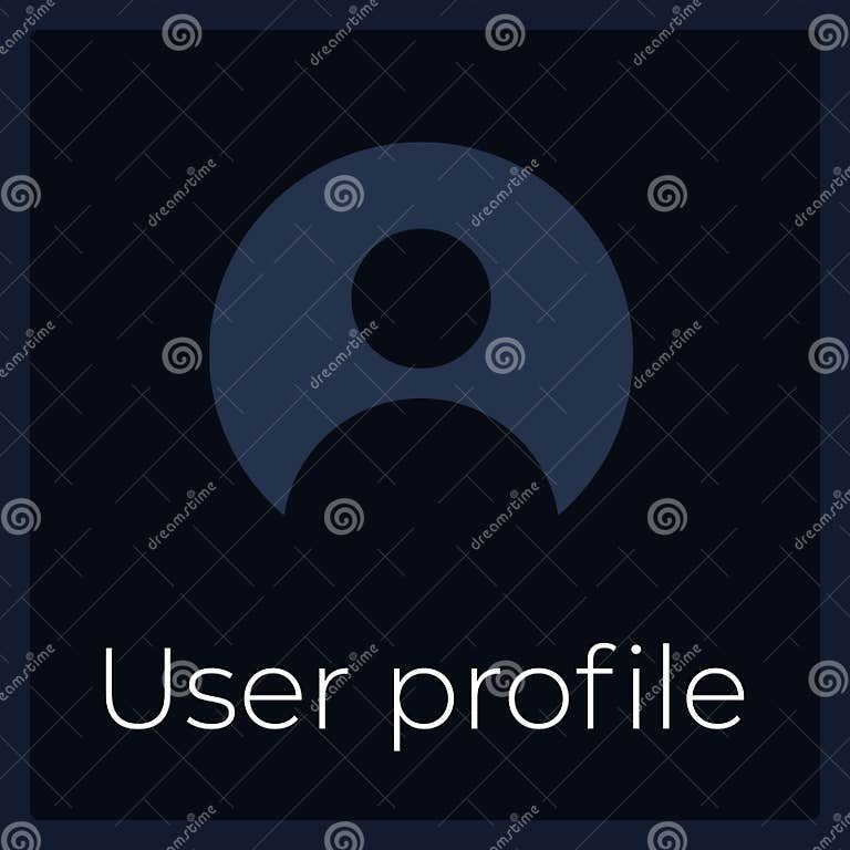 User Profile Ui Element Template Stock Vector Illustration Of Profile Digital 263986531