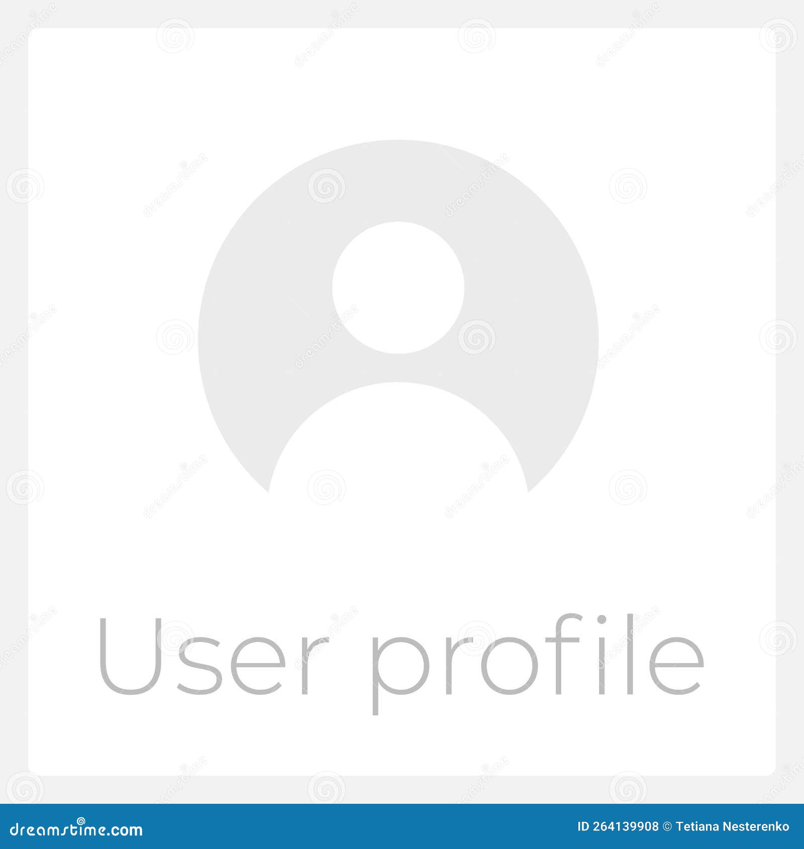 User Profile Ui Element Template Stock Vector Illustration Of Admin