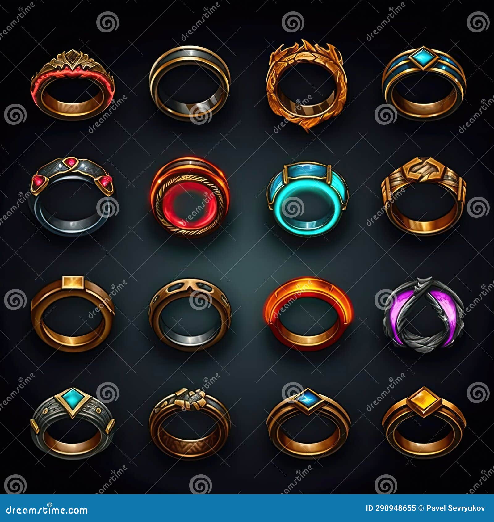 User Ring Circle Game Ai Generated Stock Image - Image of glitter ...