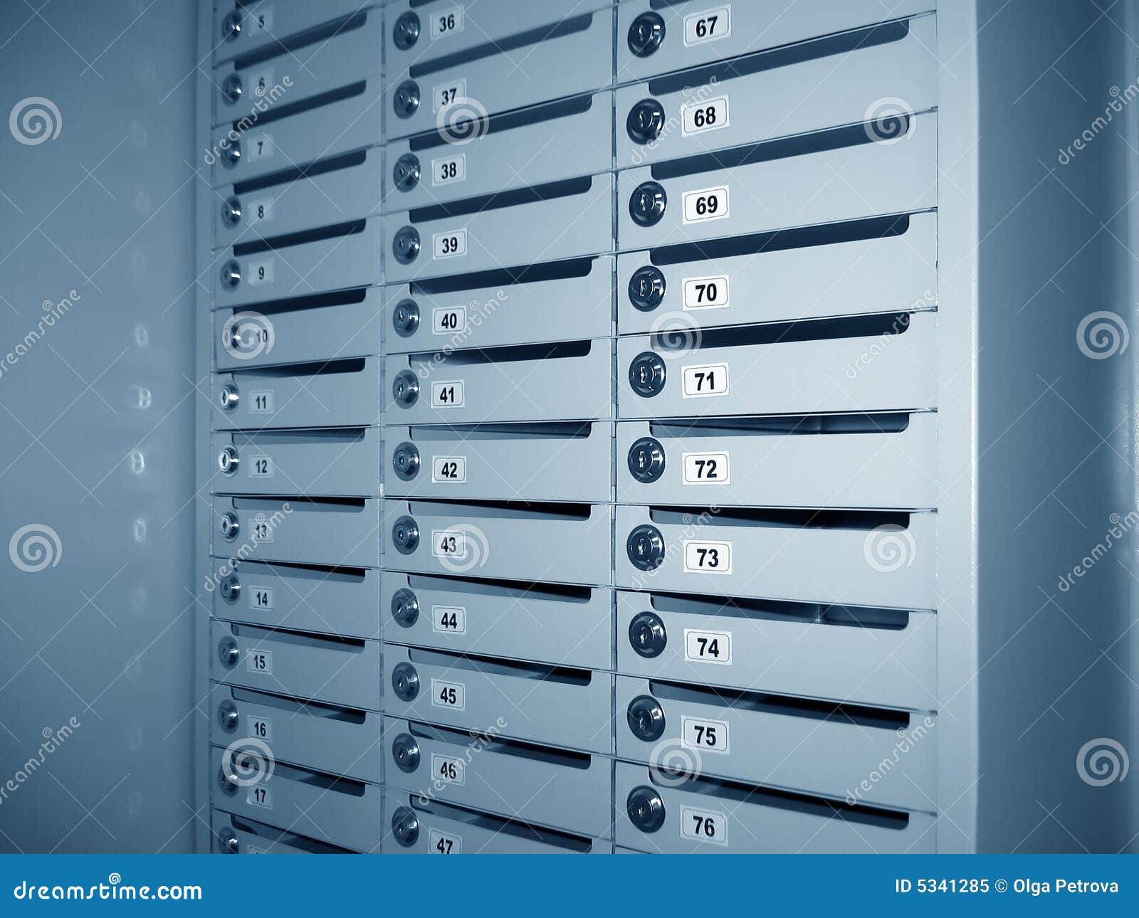 User s boxes in bank. stock image. Image of technologies - 5341285