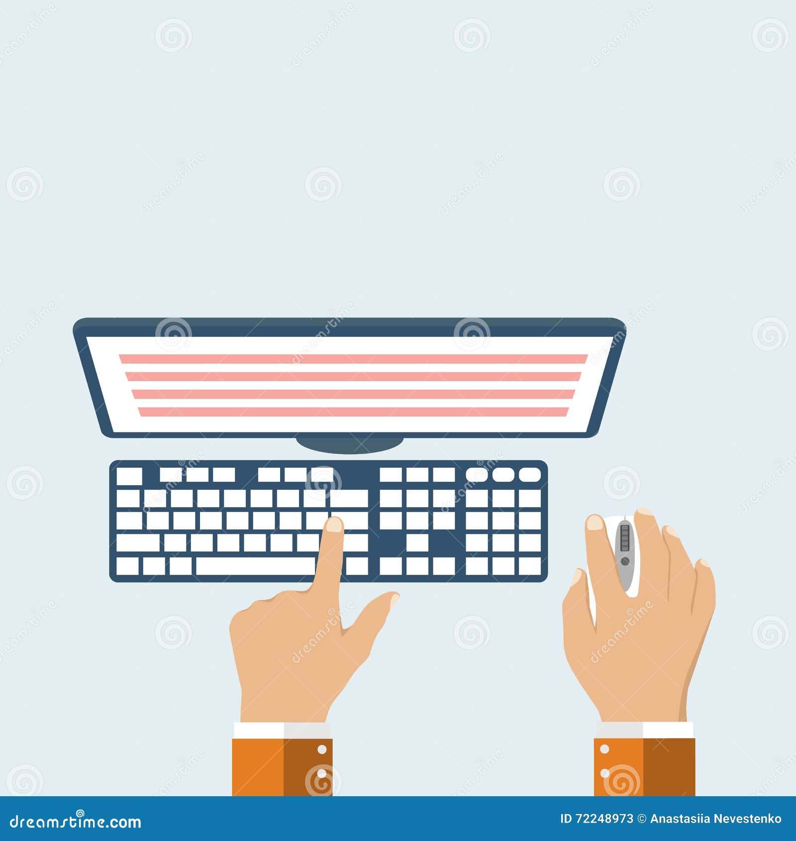 Typing Flat Stock Illustrations – 8,891 Typing Flat Stock Illustrations ...