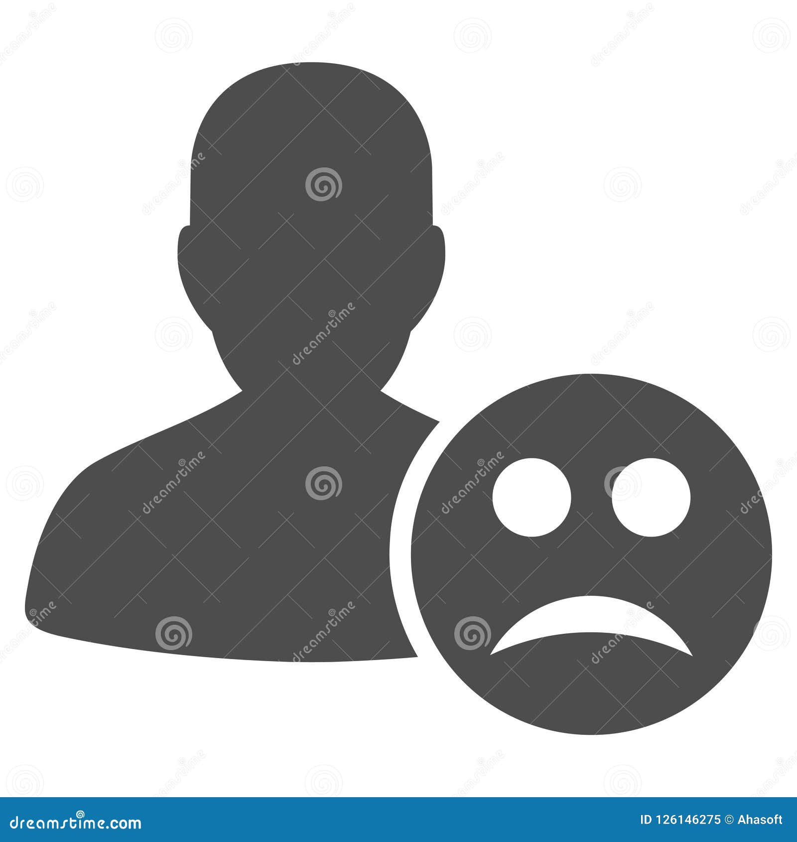 User Sad Smiley Flat Icon stock illustration. Illustration of pitiful ... User Sad Smiley Flat Icon stock illustration. Illustration of pitiful ...