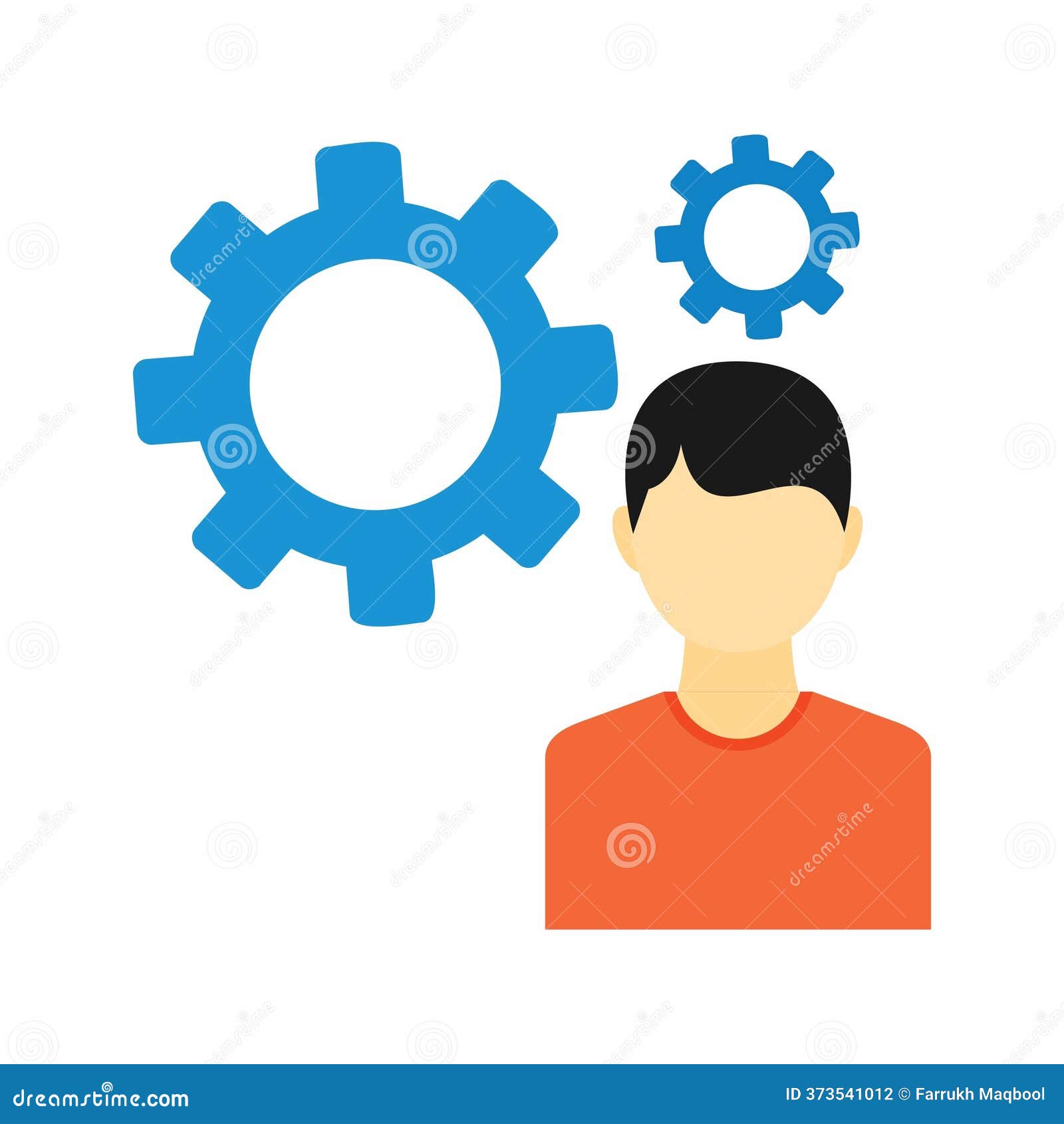 User Settings Icon. Male Profile Sign. Vector | CartoonDealer.com ...