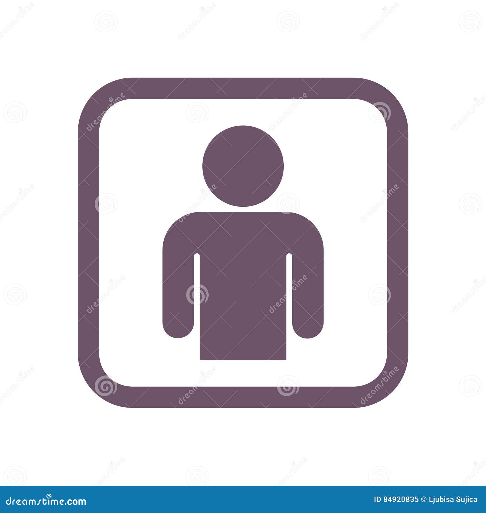 User Sign Icon, Person Symbol Set Stock Illustration - Illustration of ...