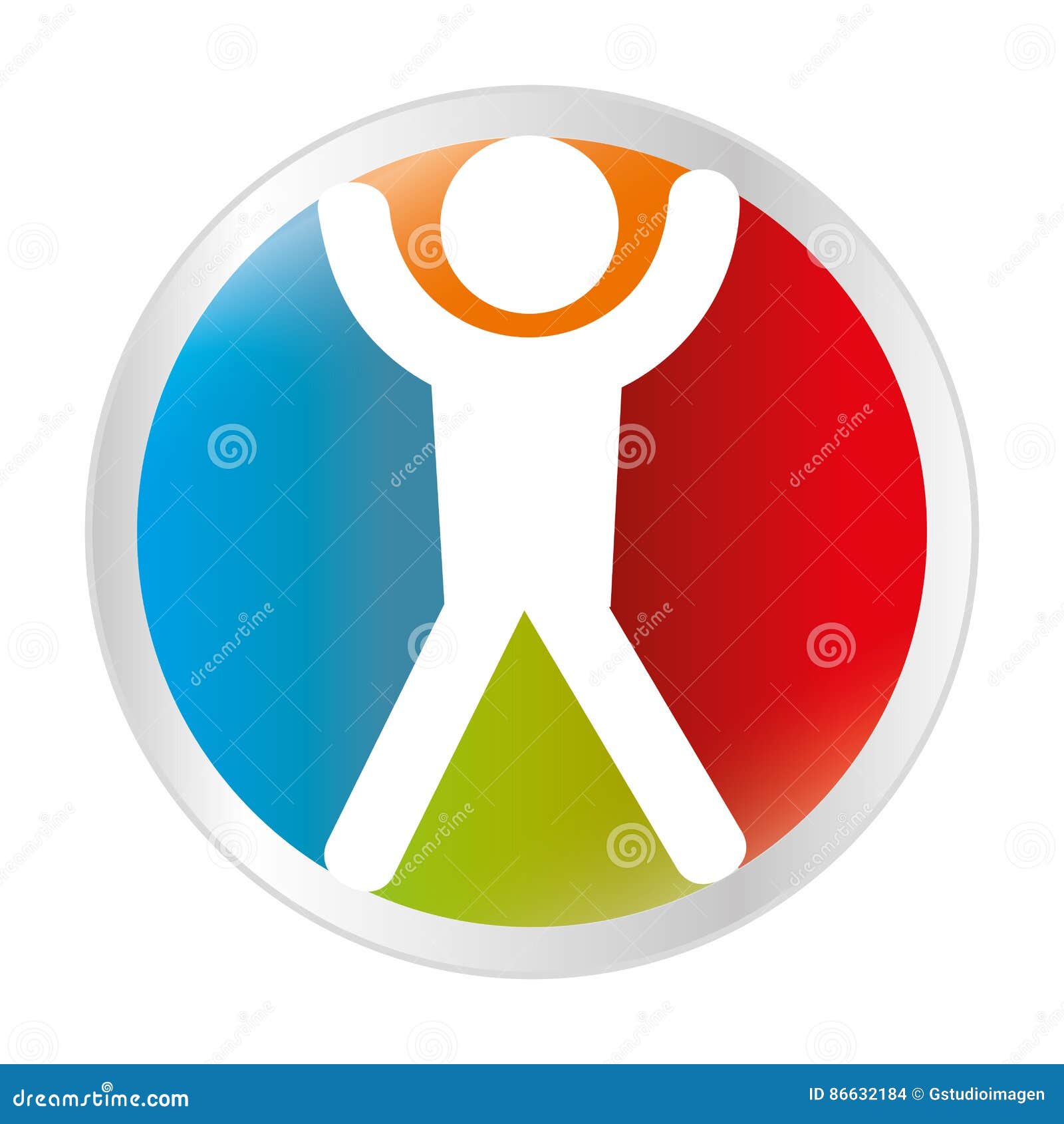 User Silhouette Button Icon Stock Vector - Illustration of identity ...