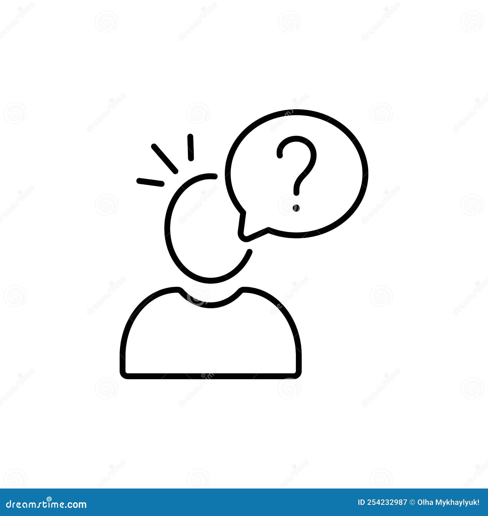 User Silhouette with Question Mark - Vector Icon. Faq. Question Man ... User Silhouette with Question Mark - Vector Icon. Faq. Question Man ...