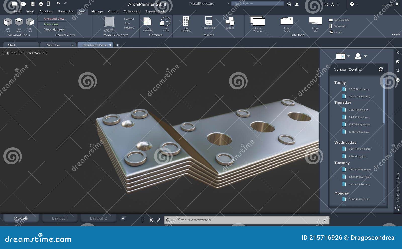 Metallic Model Object of Industrial Technical Component Stock Footage ...