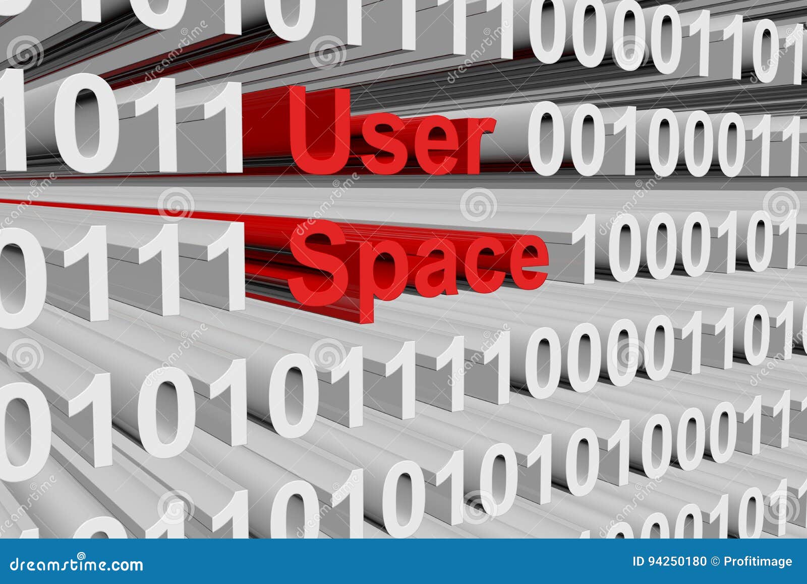 User space stock illustration. Illustration of virtual - 94250180