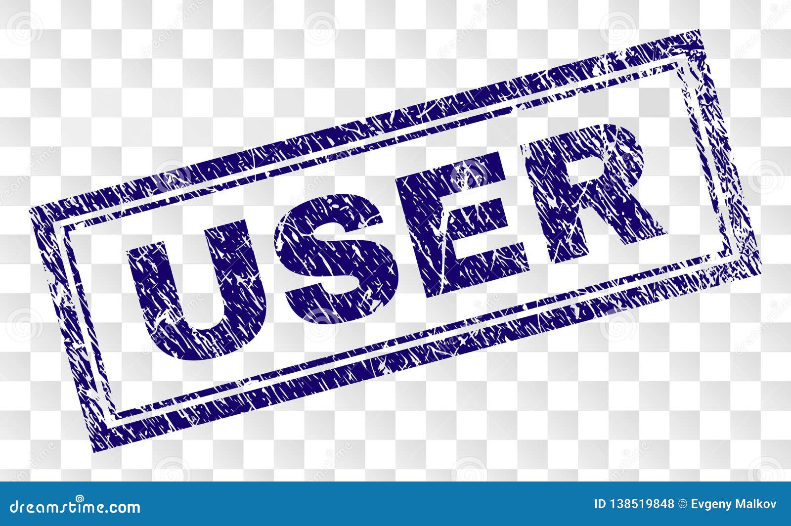 Grunge USER Rectangle Stamp Stock Vector - Illustration of frame ...