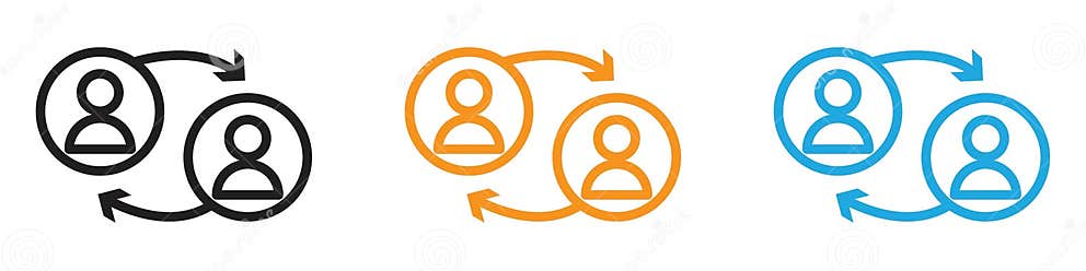 User Switch Vector Logo Set Collection for Web App Ui Stock ...