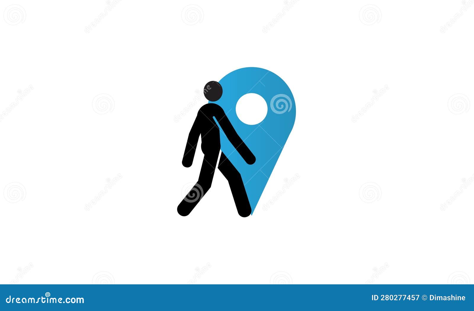 User Tracking Map Icon, Location Pin, Logotype Web Website App Button ...
