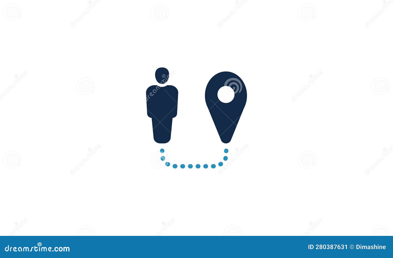 User Tracking Map Icon, Location Pin, Logotype Web Website App Button ...