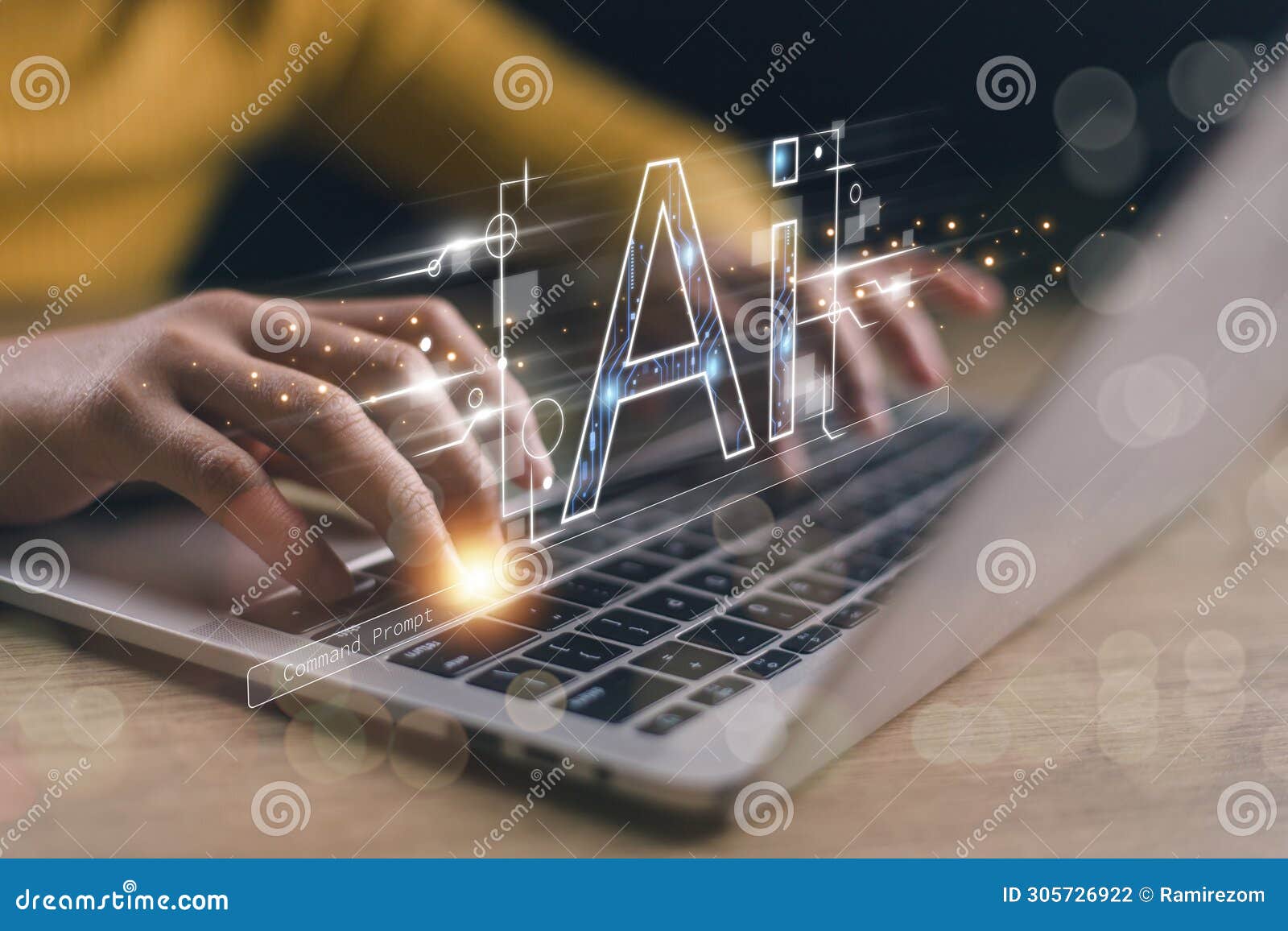 The User Uses Tools AI. Technology Smart Robot Science and Artificial ...