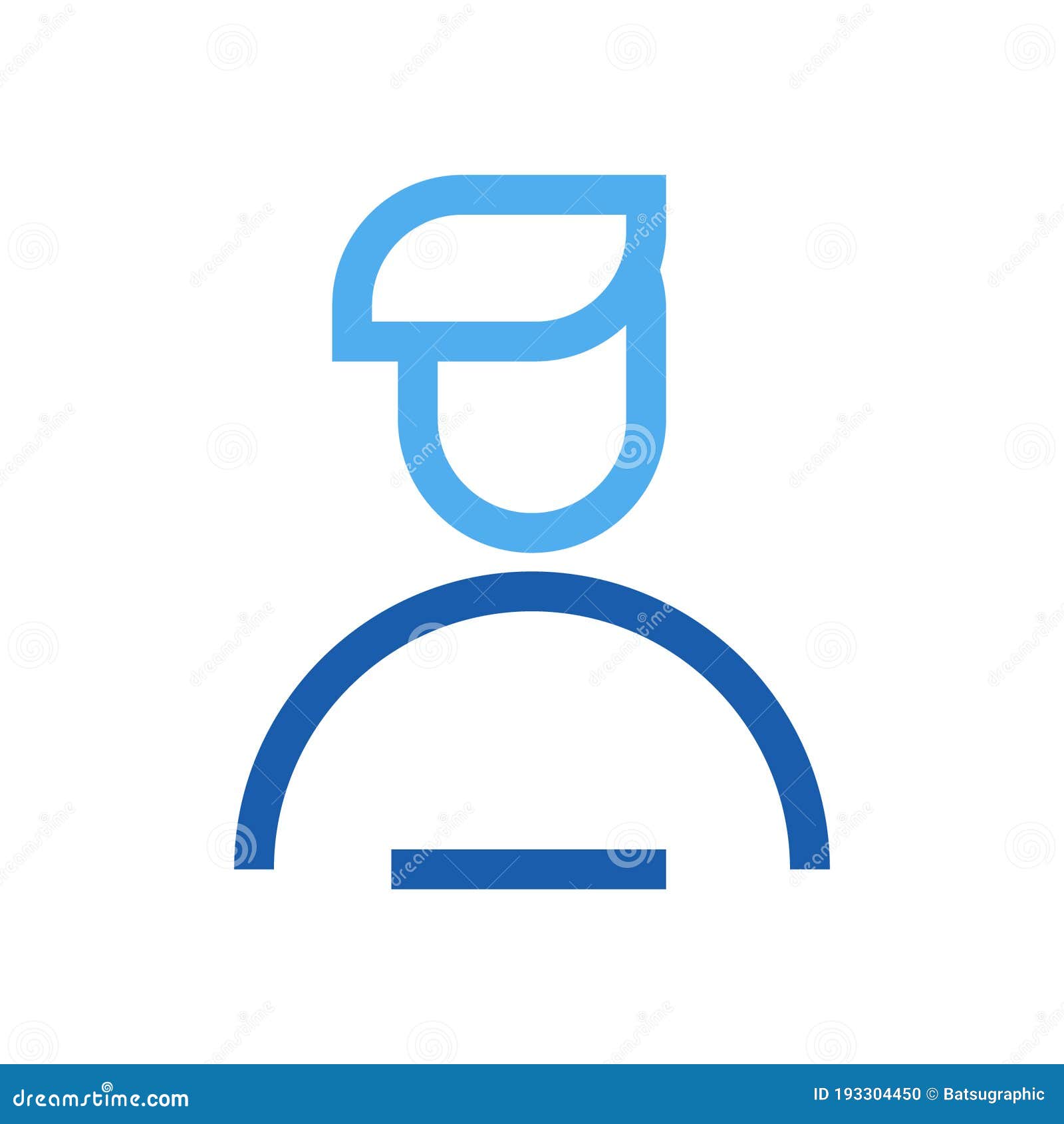 User Vector Icon Logo Design Stock Vector - Illustration of leadership ...