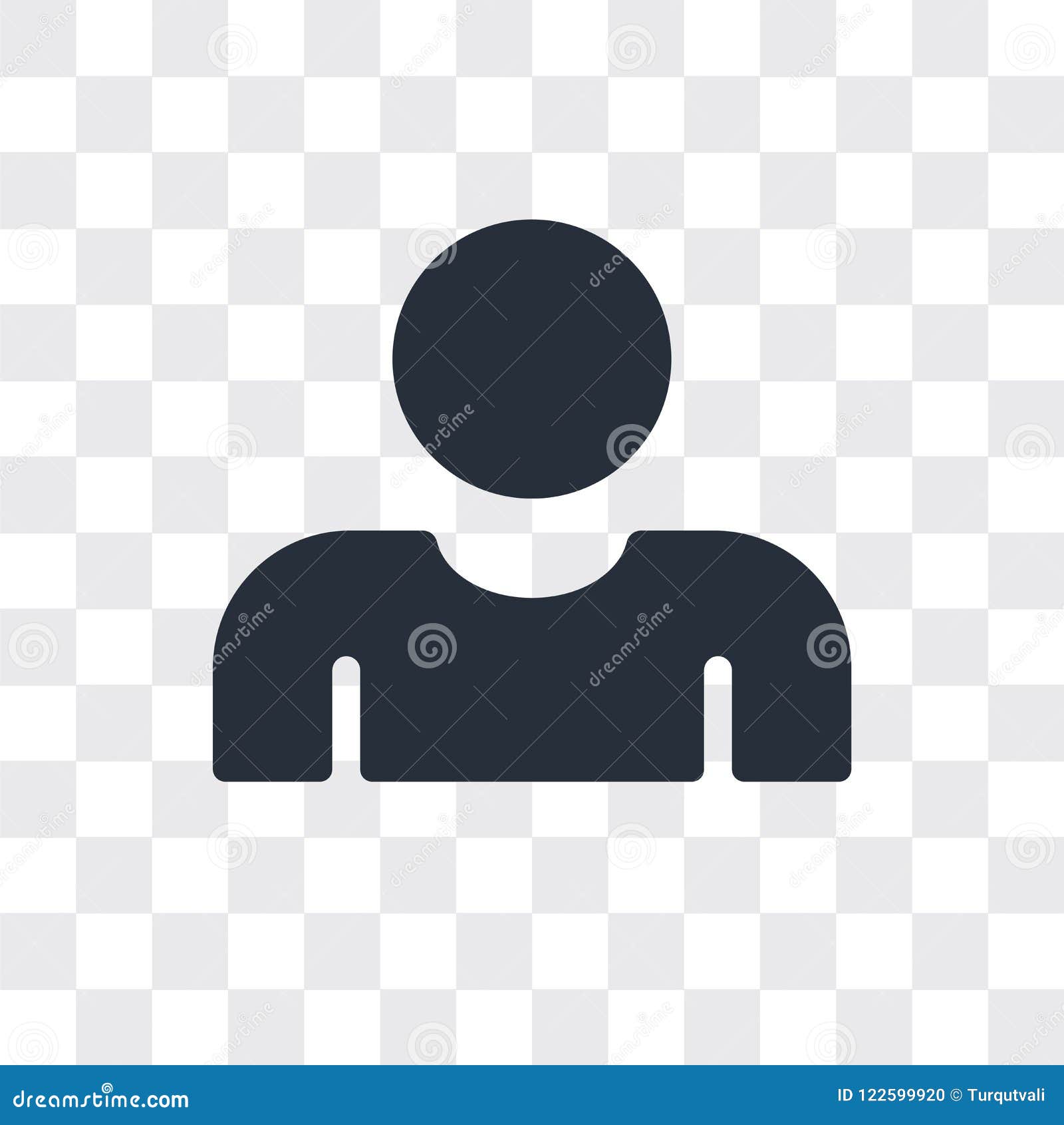 User Vector Icon on Transparent Background, User Logo Design Stock ...