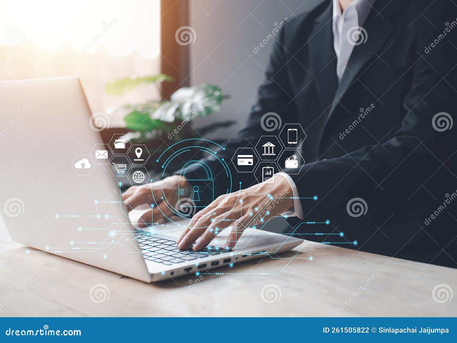 Username and Password Login with Biometric Identification Fingerprint ...