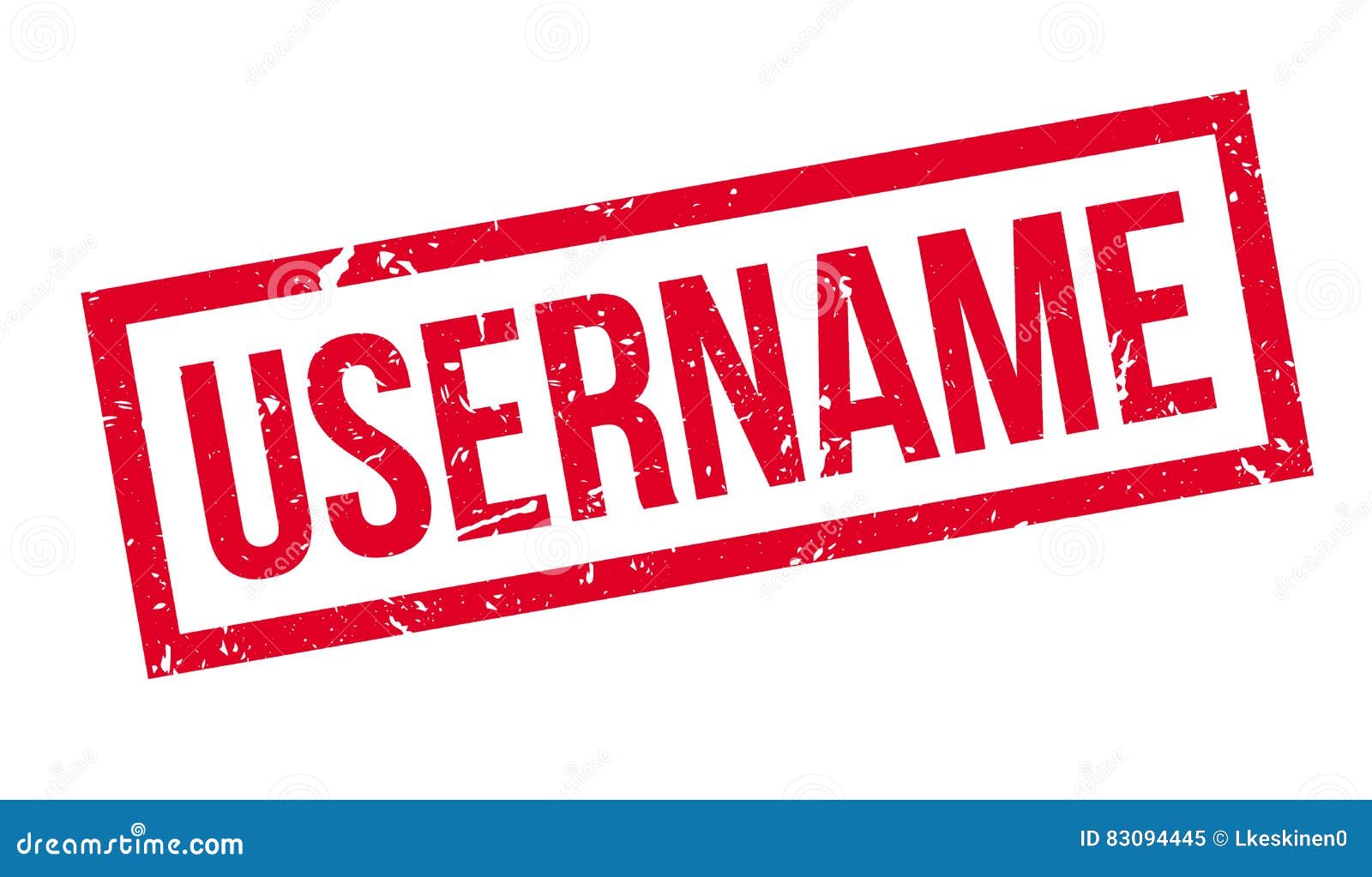 Username rubber stamp stock illustration. Illustration of document ...