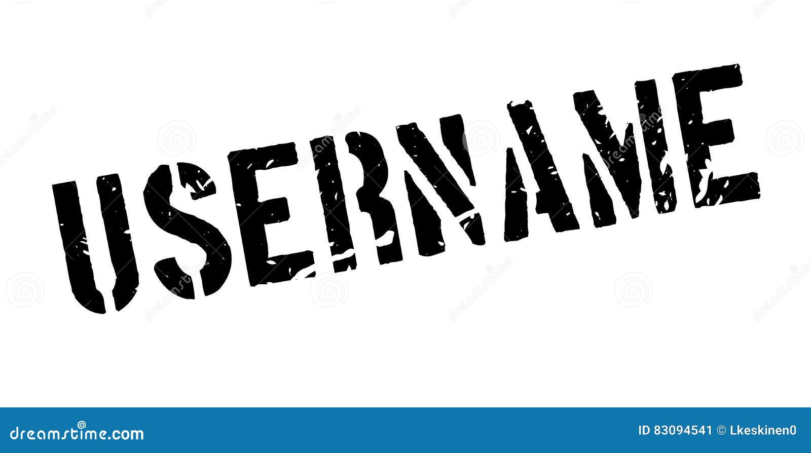 Username rubber stamp stock illustration. Illustration of rubber - 83094541