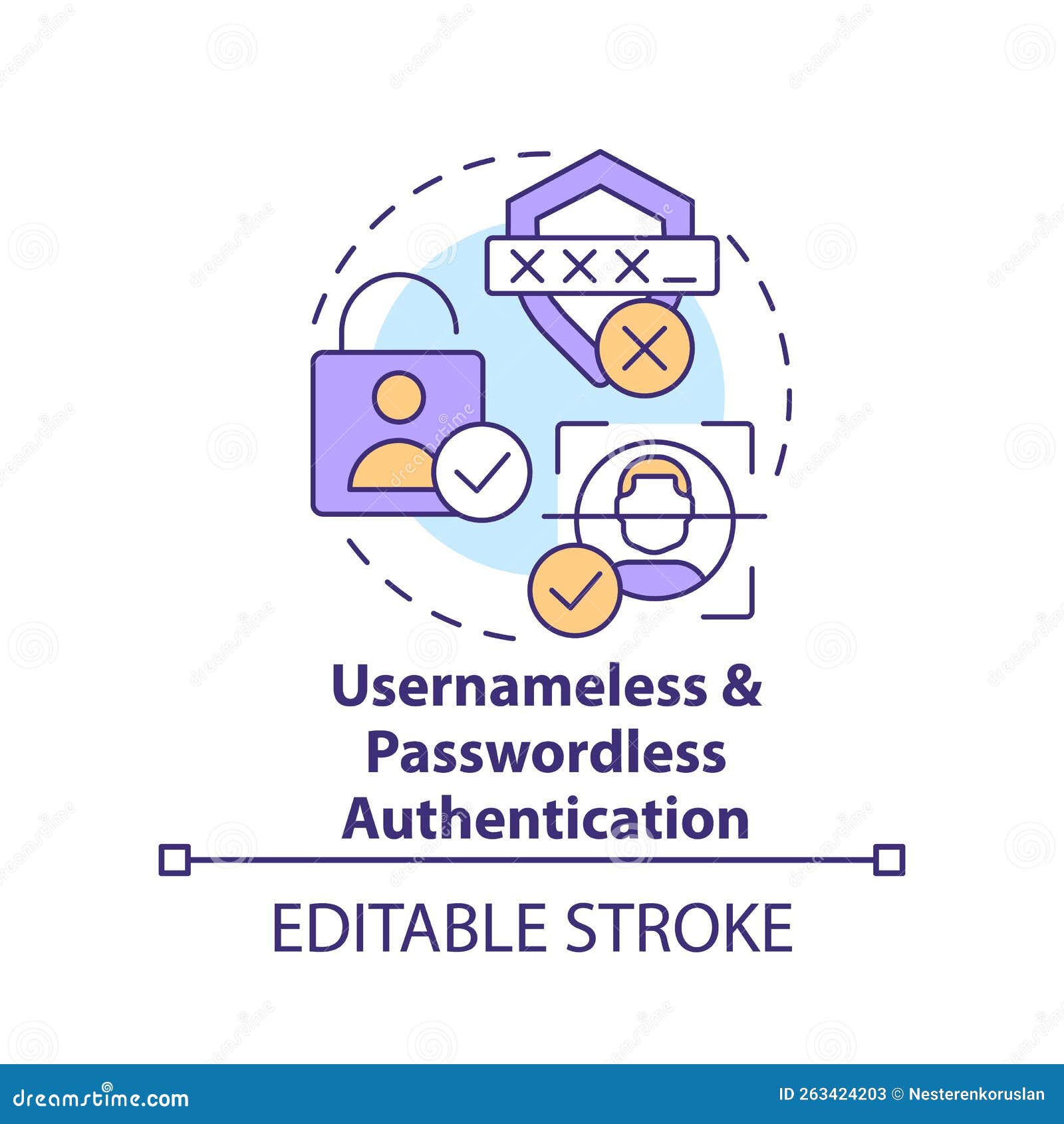 Passwordless Authentication And Single Sign On Concept 3d