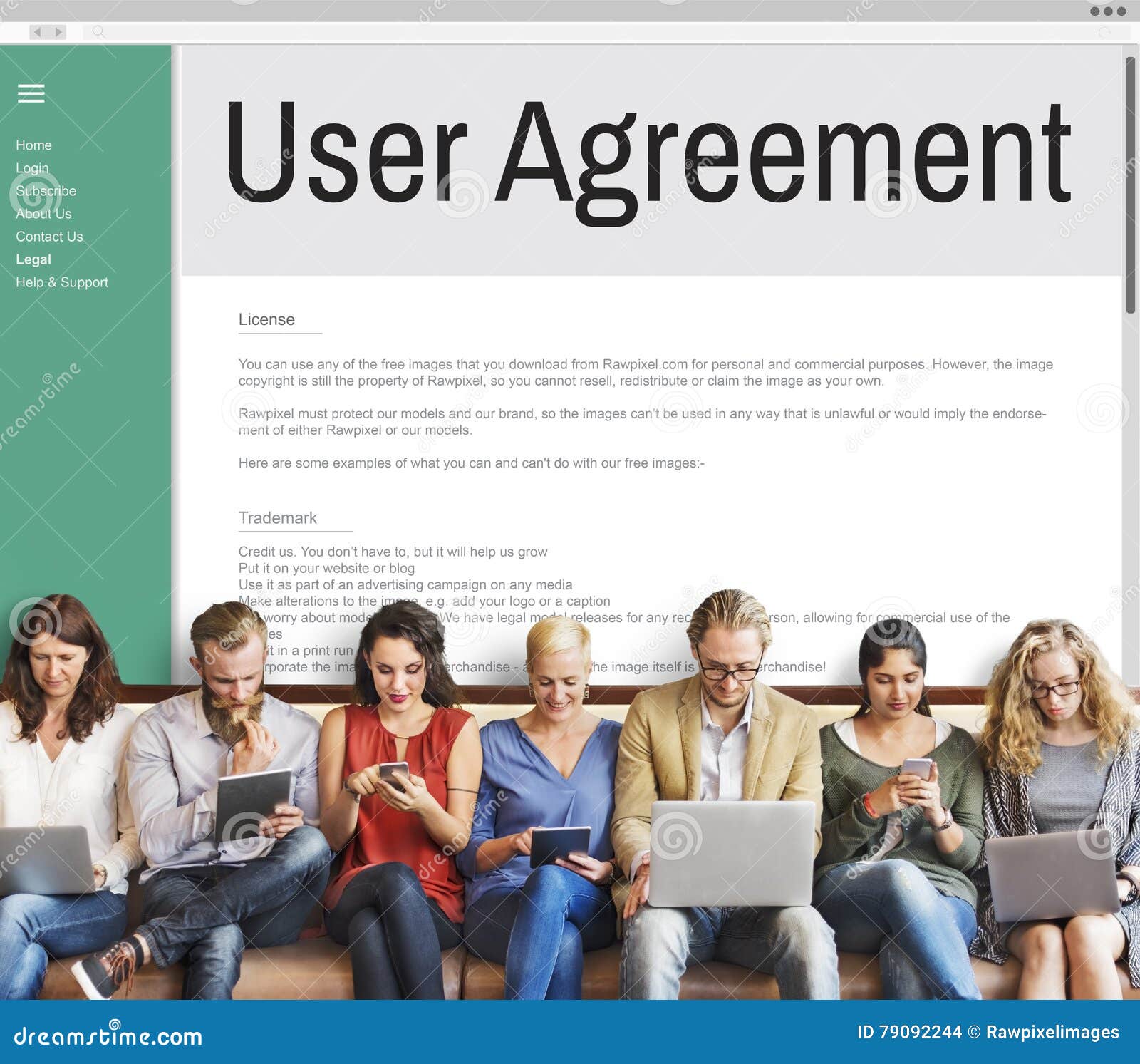 Users Agreement Terms and Conditions Rule Policy Regulation Concept ...