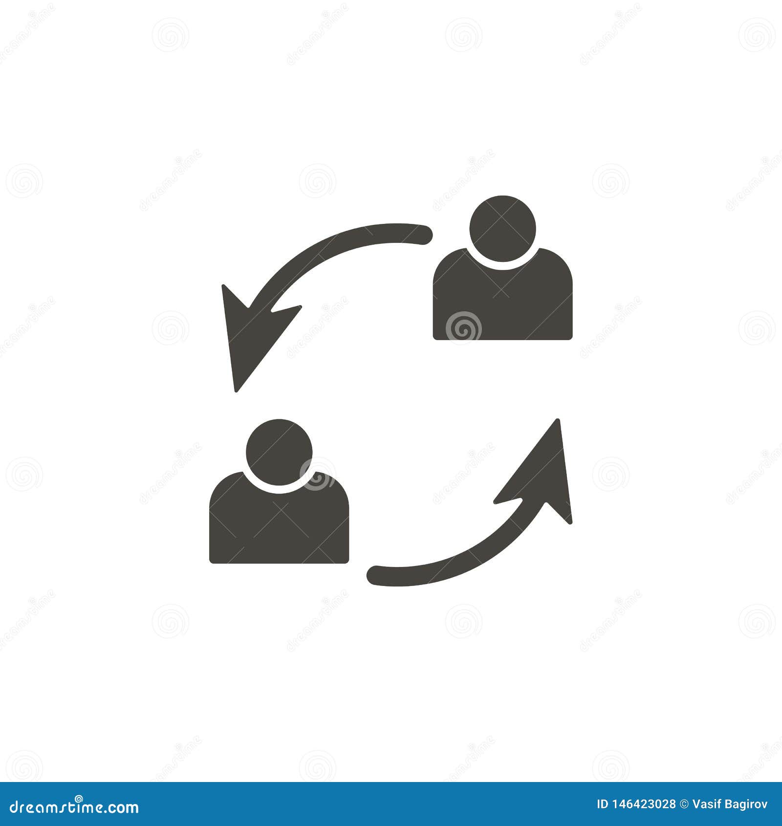 Users, Avatars, Refresh Vector Icon. Simple Element IllustrationUsers ...