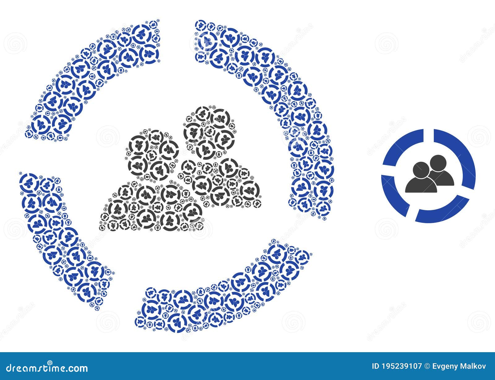 Users Diagram Recursion Collage of Self Items Stock Vector ... Users Diagram Recursion Collage of Self Items Stock Vector ...