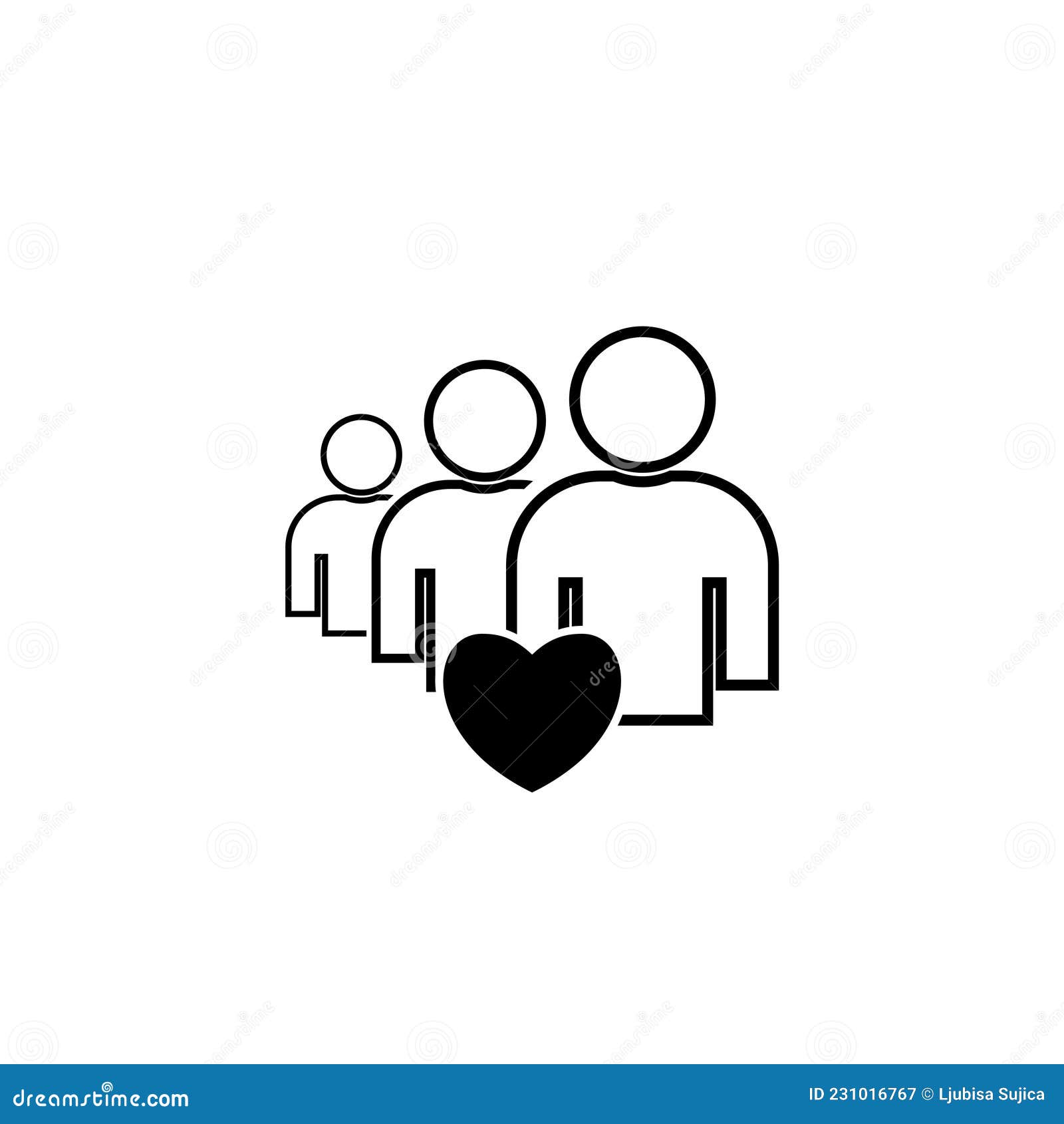 Users Group Icon Isolated on White Background Stock Vector ...