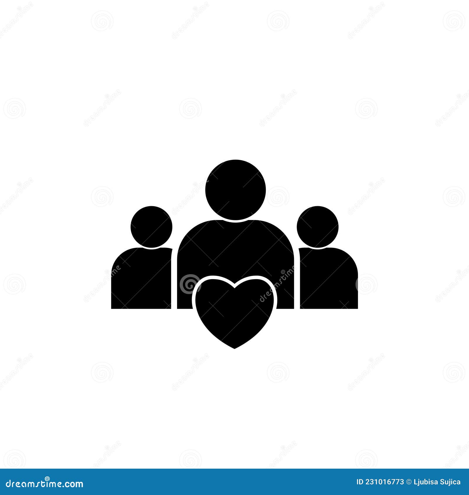 Users Group Icon Isolated on White Background Stock Vector ...