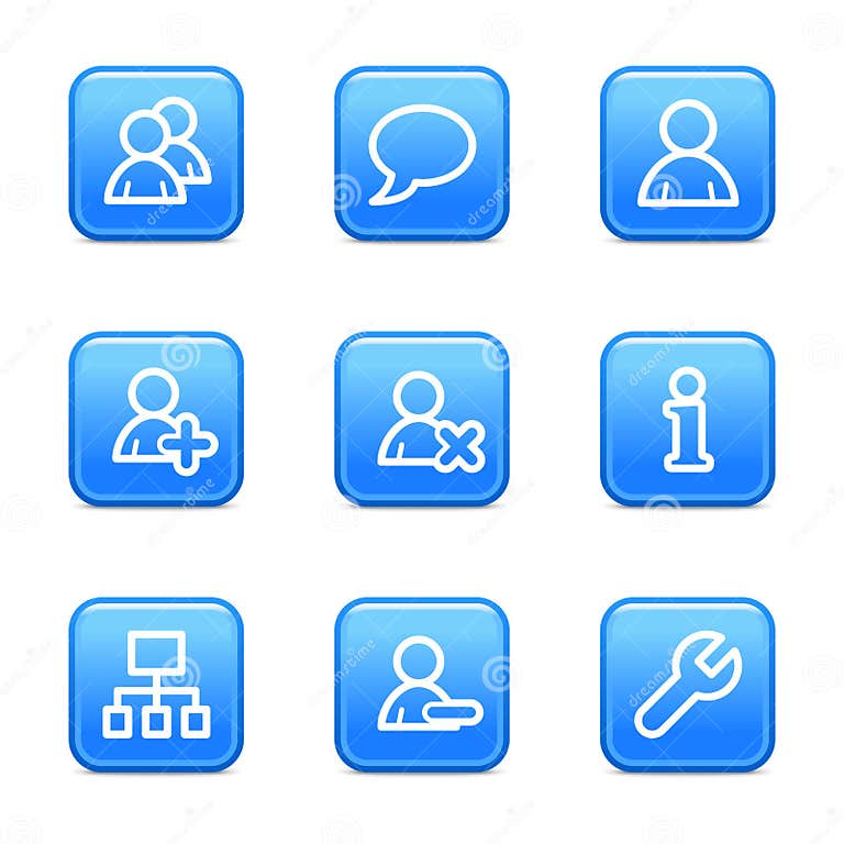 Users web icons stock vector. Illustration of internet - 6273664