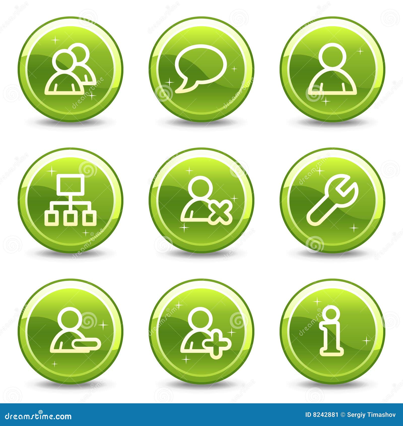 Users web icons stock vector. Illustration of hierarchy - 8242881