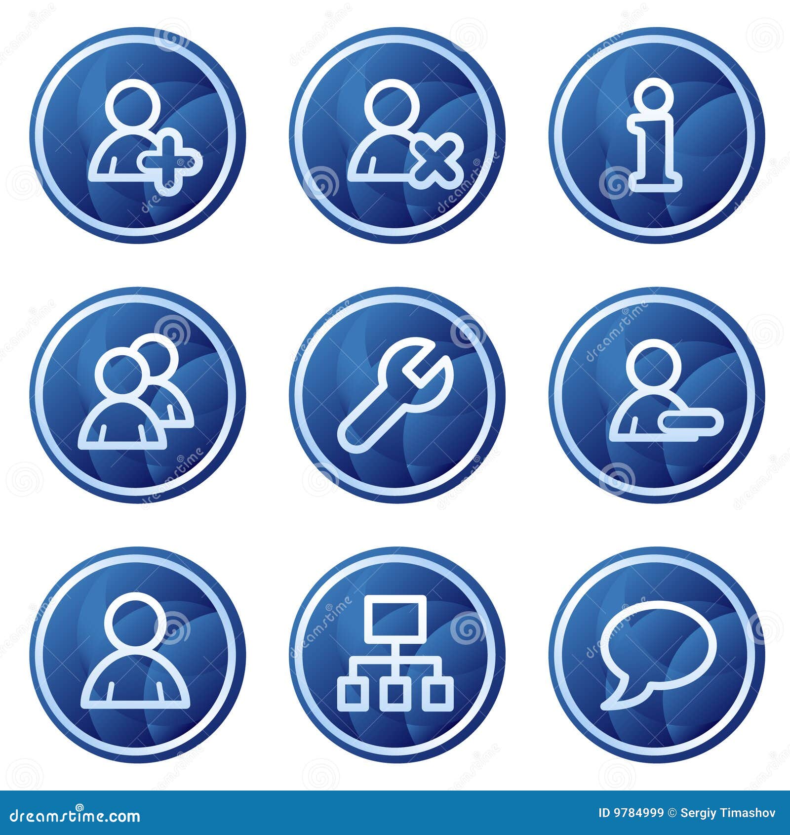 Users Web Icons, Blue Circle Buttons Series Stock Illustration ... Users Web Icons, Blue Circle Buttons Series Stock Illustration ...