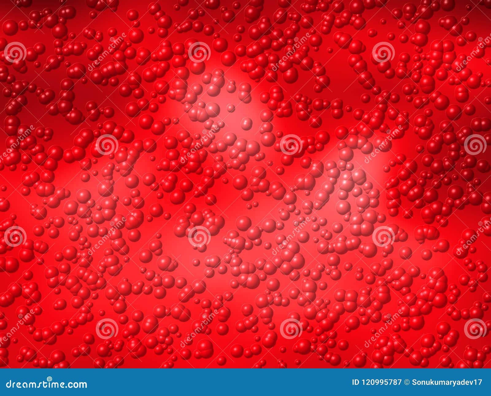 Red Bubbles Abstract Background Vector Illustrations Stock Illustration ...