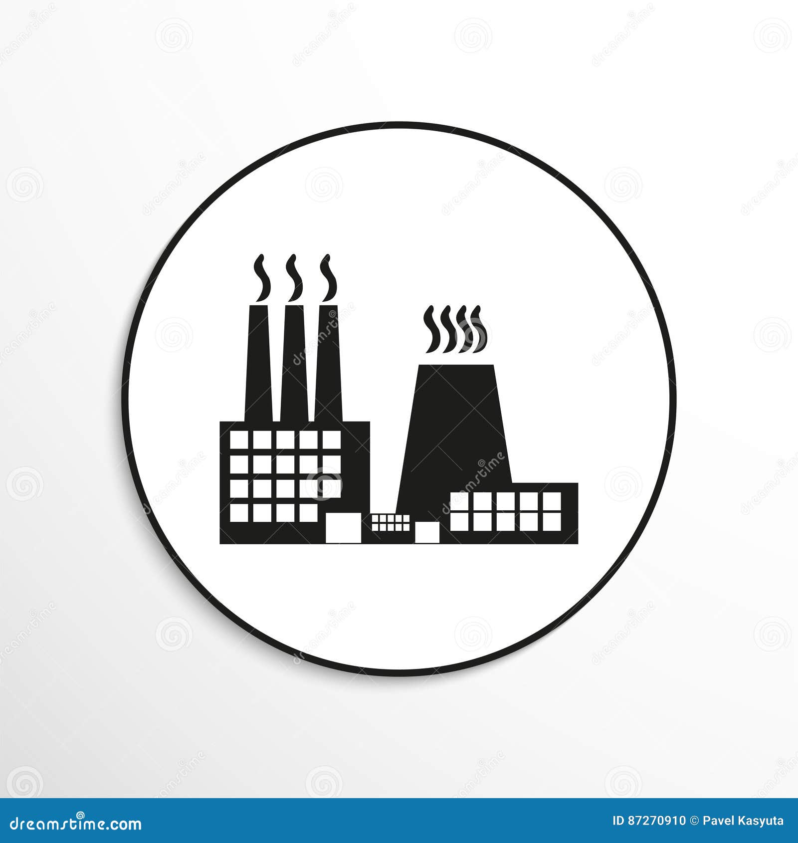 Usine Symbole Graphisme De Vecteur Illustration de Vecteur ...