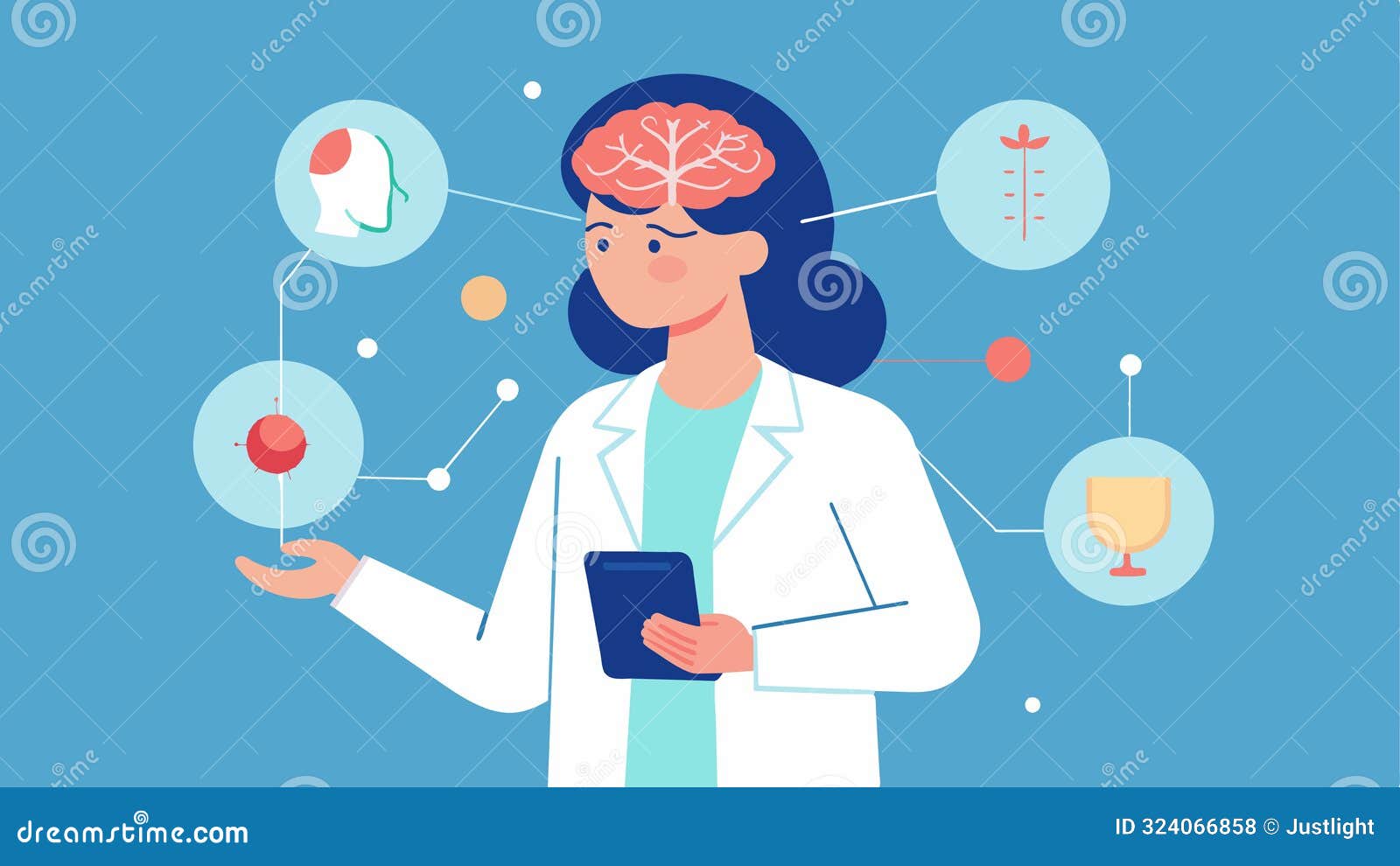 Using Advanced Brain Imaging Technology a Scientist Carefully Maps Out ...