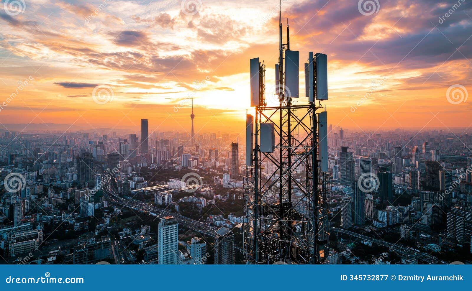 Using Antenna Communication Technology To Display Telecommunication and ...