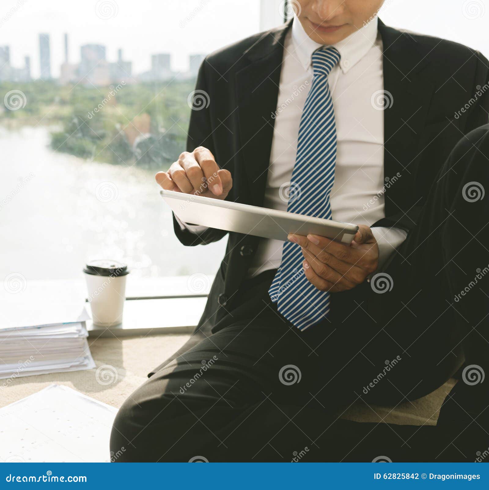 Using application stock photo. Image of male, application - 62825842