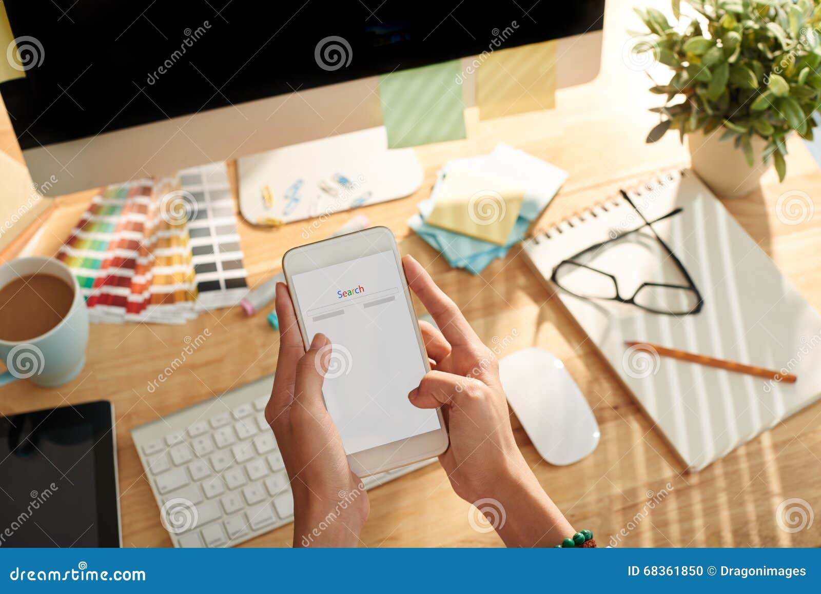 Using application stock photo. Image of searching, website - 68361850