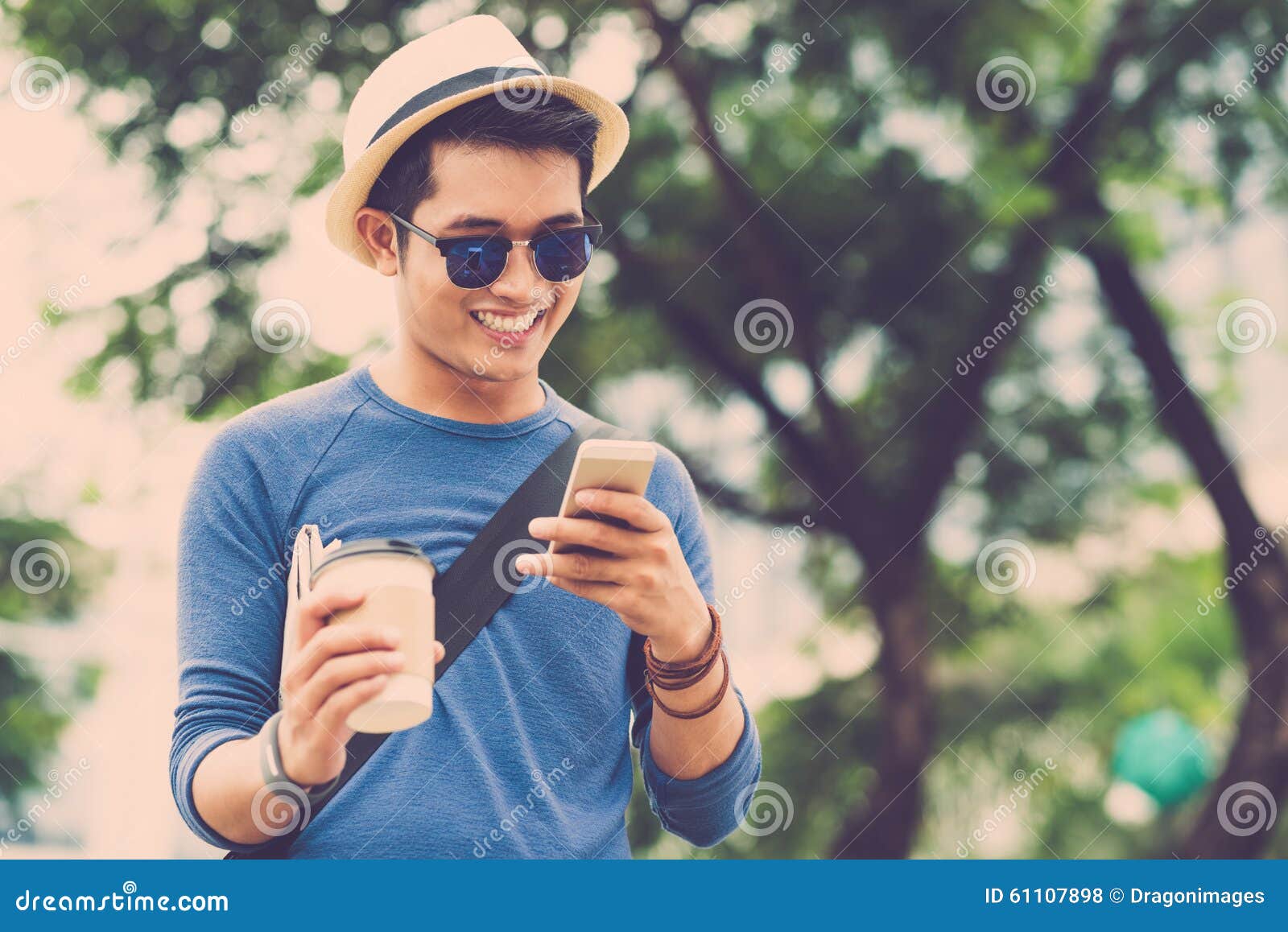 Using application stock photo. Image of newspaper, outdoors - 61107898