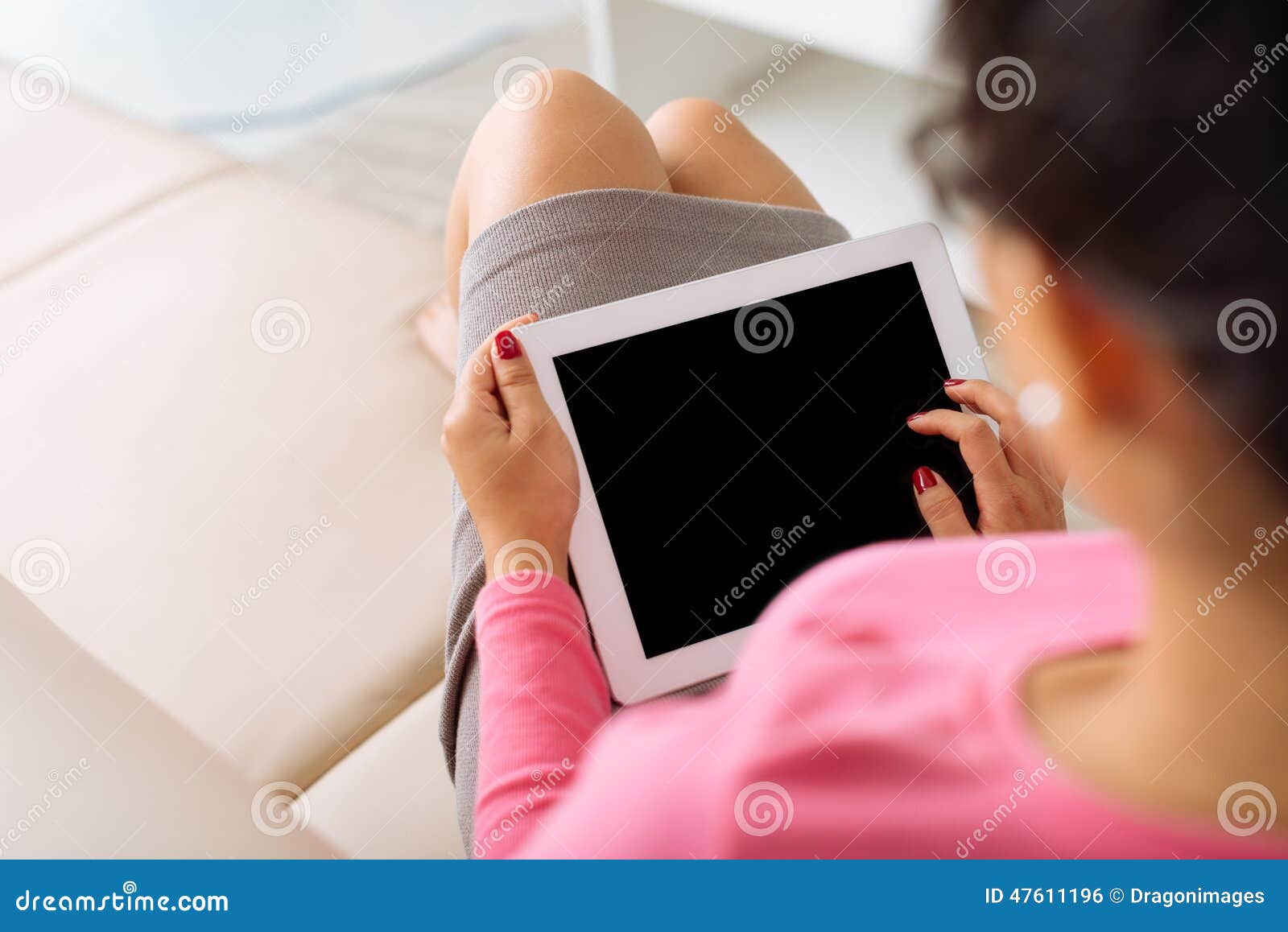 Using application stock photo. Image of lifestyle, digital - 47611196