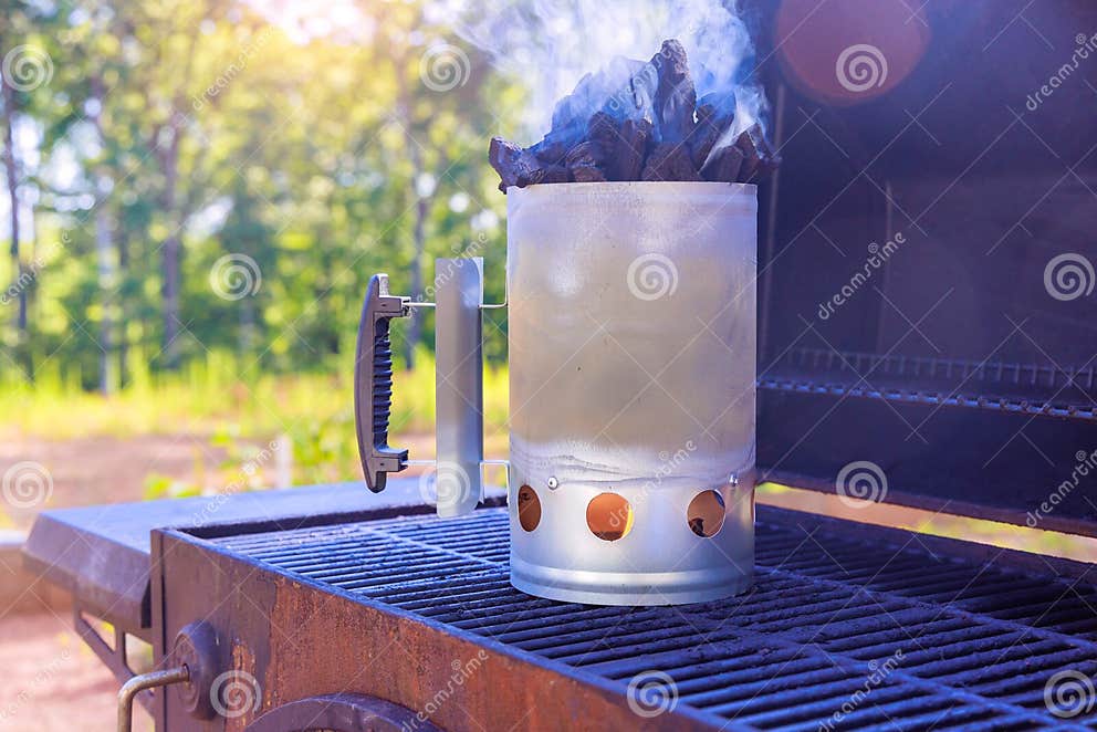 Using BBQ Chimney Starter, we are Able To Prepare Charcoal so that it ...