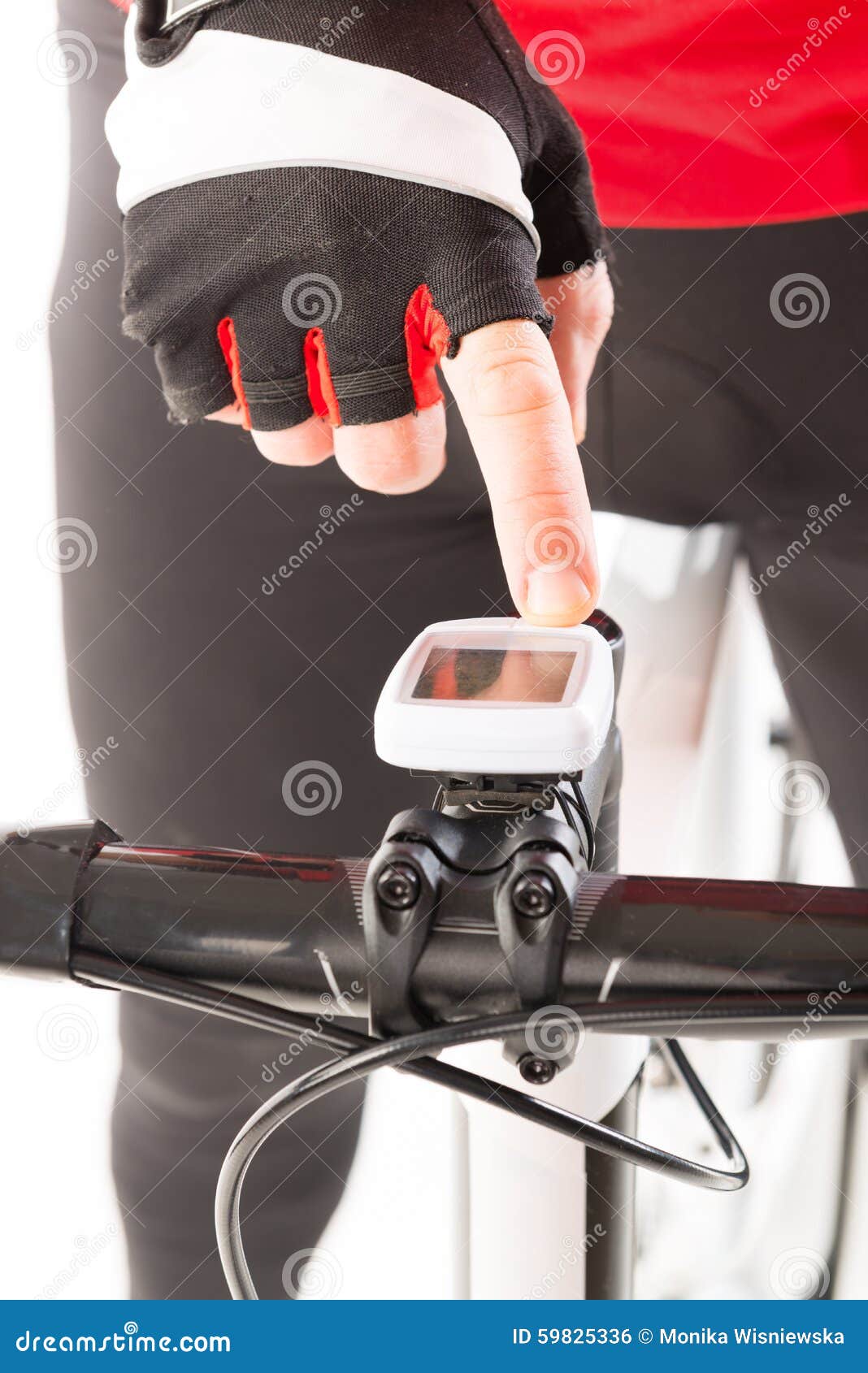 Using bicycle computer stock photo. Image of racing, cycle - 59825336