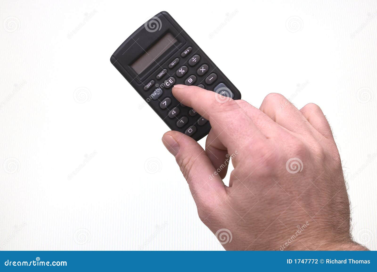 Using a calculator stock photo. Image of button, economy - 1747772