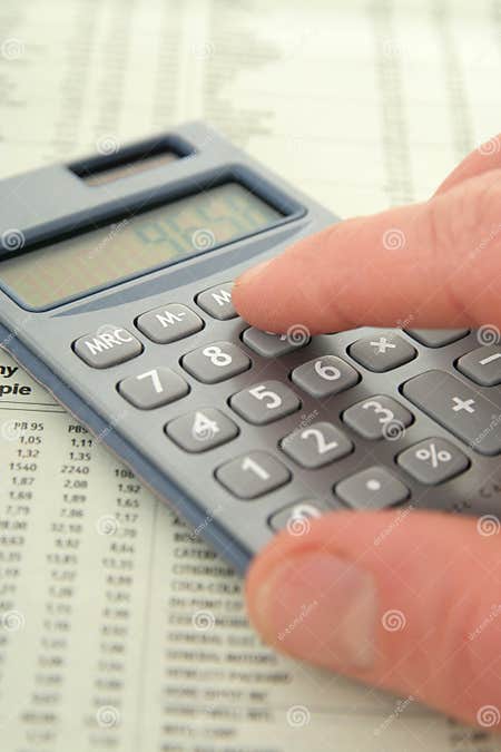 Using a Calculator stock photo. Image of hands, accounting - 483242