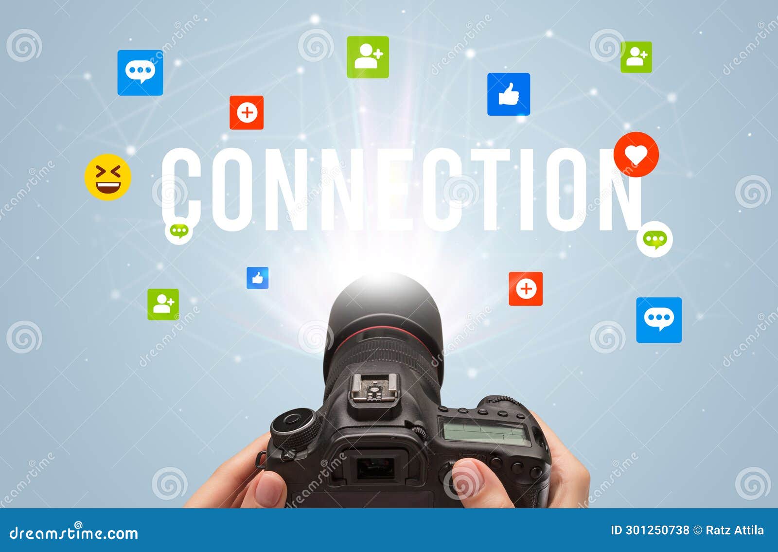 Using Camera To Capture Social Media Content Stock Photo - Image of ...