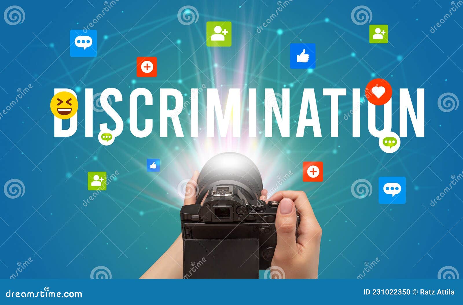 Using Camera To Capture Social Media Content Stock Photo - Image of ...