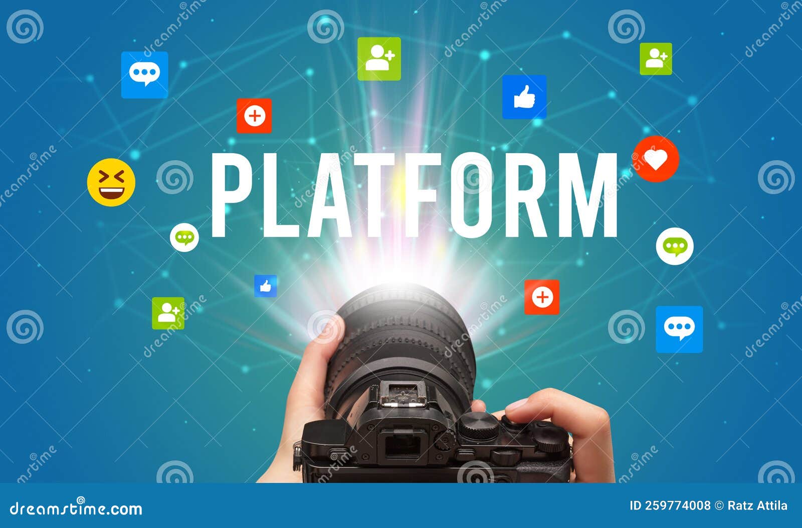 Using Camera To Capture Social Media Content Stock Photo - Image of ...