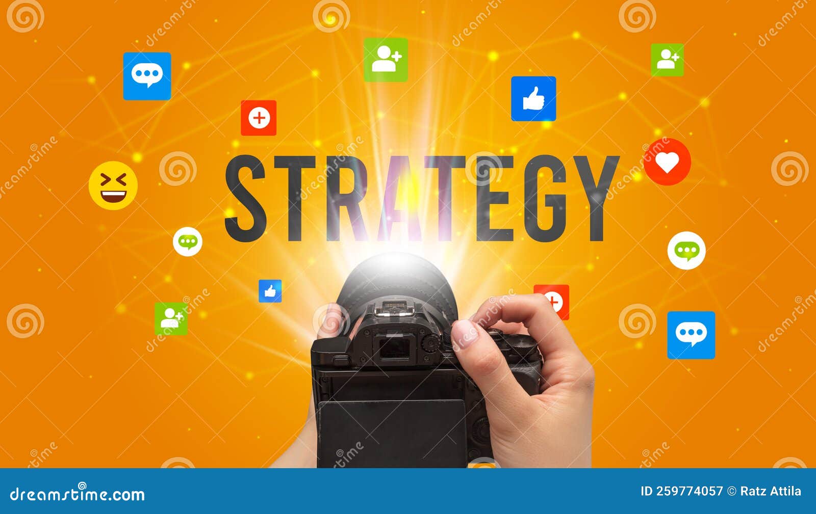 Using Camera To Capture Social Media Content Stock Image - Image of ...