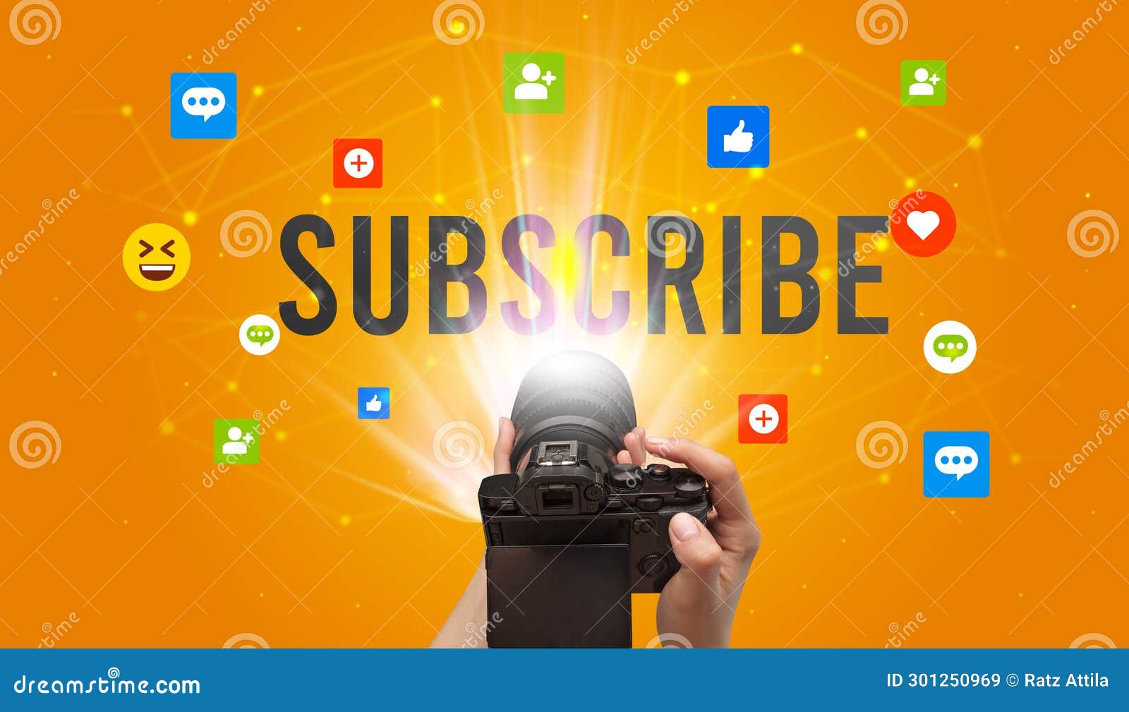 Using Camera To Capture Social Media Content Stock Image - Image of ...